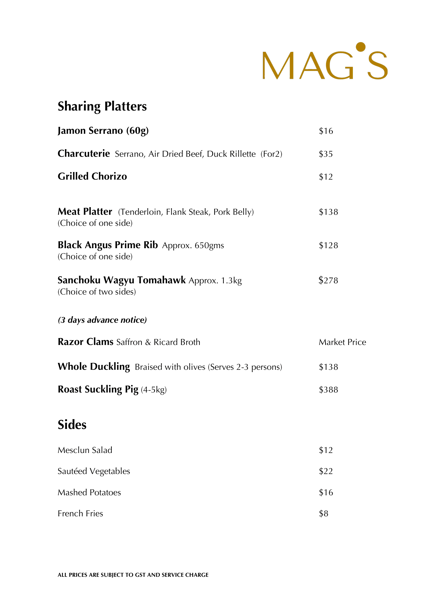 Food - Mags Wine Kitchen